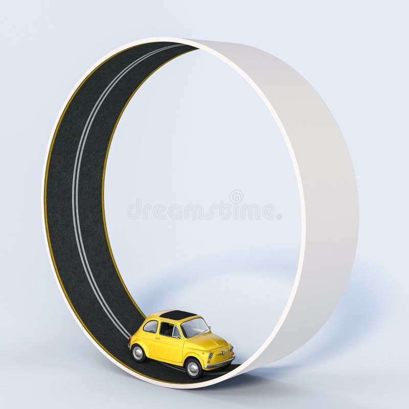 Ring Road Black Icon Concept. Ring Road Flat Vector Symbol, Sign ...