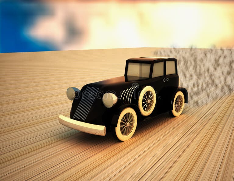 Vintage car running stock illustration. Illustration of cuba - 83219837