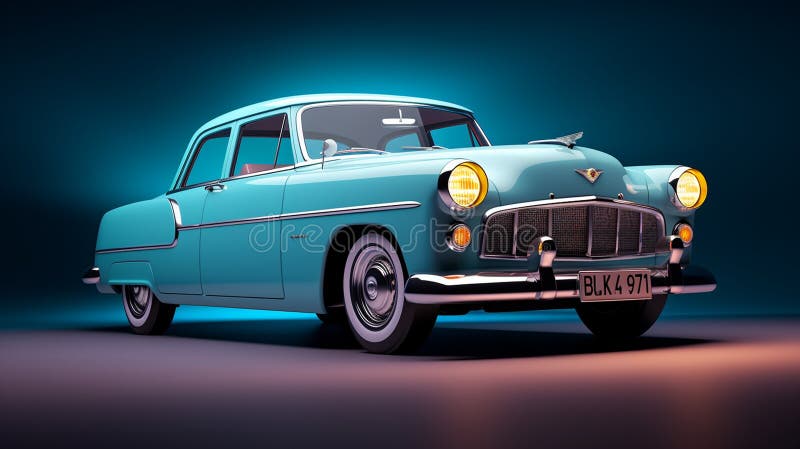 Vintage Car Silhouette Retro Perfection Stock Illustration ...