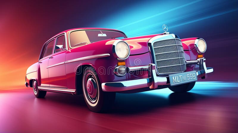 Vintage Car in a Tattoo Its Unique Design a Personal Expression of ...