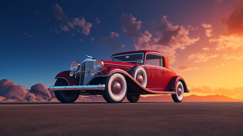 Vintage Car in a Tattoo a Reminder of a Special Memory Stock ...