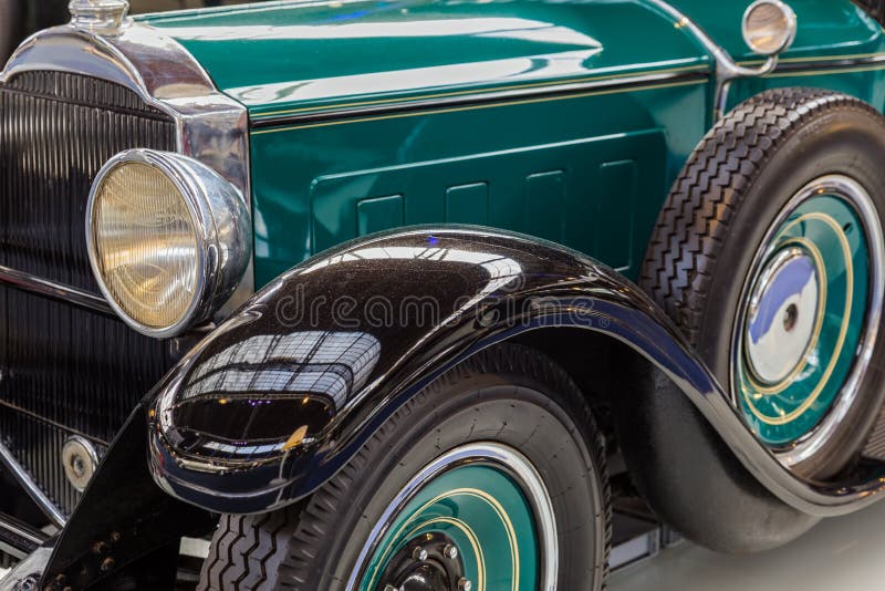 Vintage Car - Technology Background Editorial Photography - Image of ...