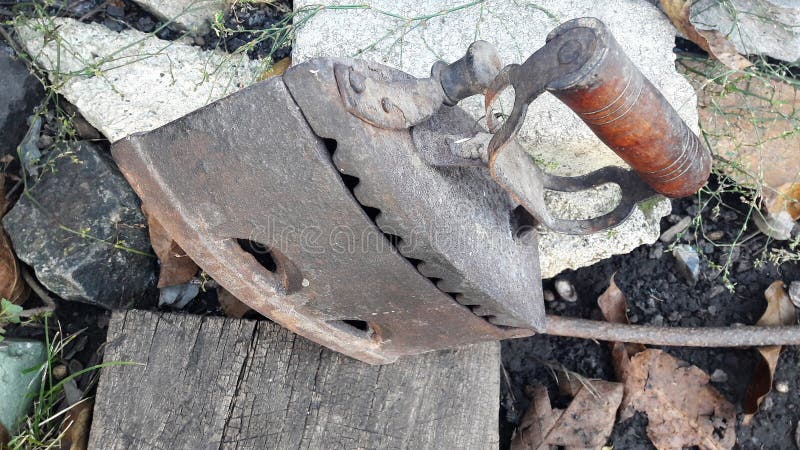 Vintage Carbon Iron. Old Things. Retro Vintage Style Stock Image ...