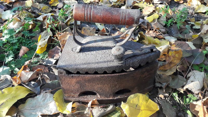 Vintage Carbon Iron. Old Things. Retro Vintage Style Stock Image ...