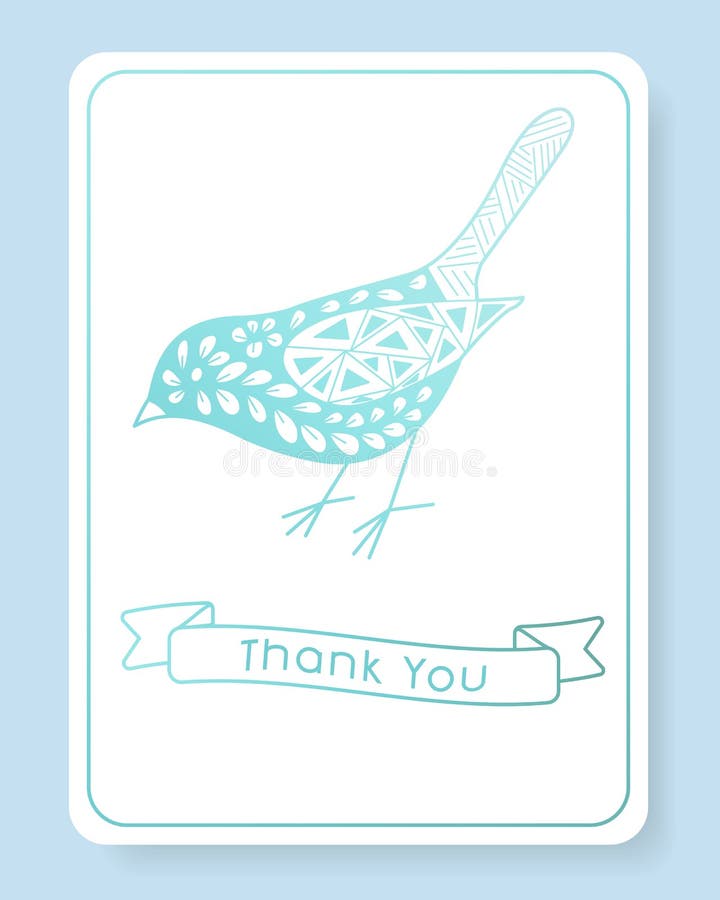 Vintage card bird stock vector. Illustration of bird - 76746622