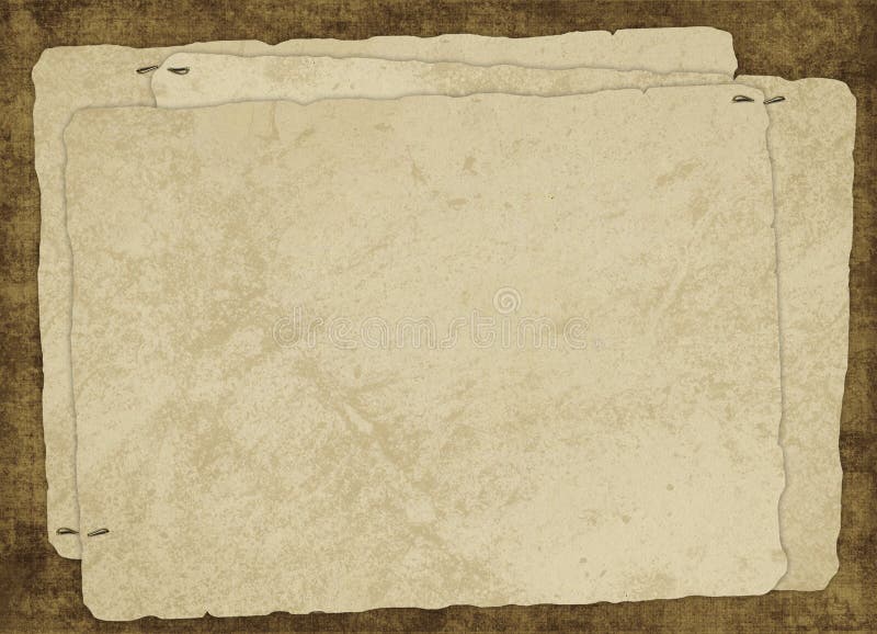 Vintage Card from Old Paper and Rose Stock Illustration - Illustration ...