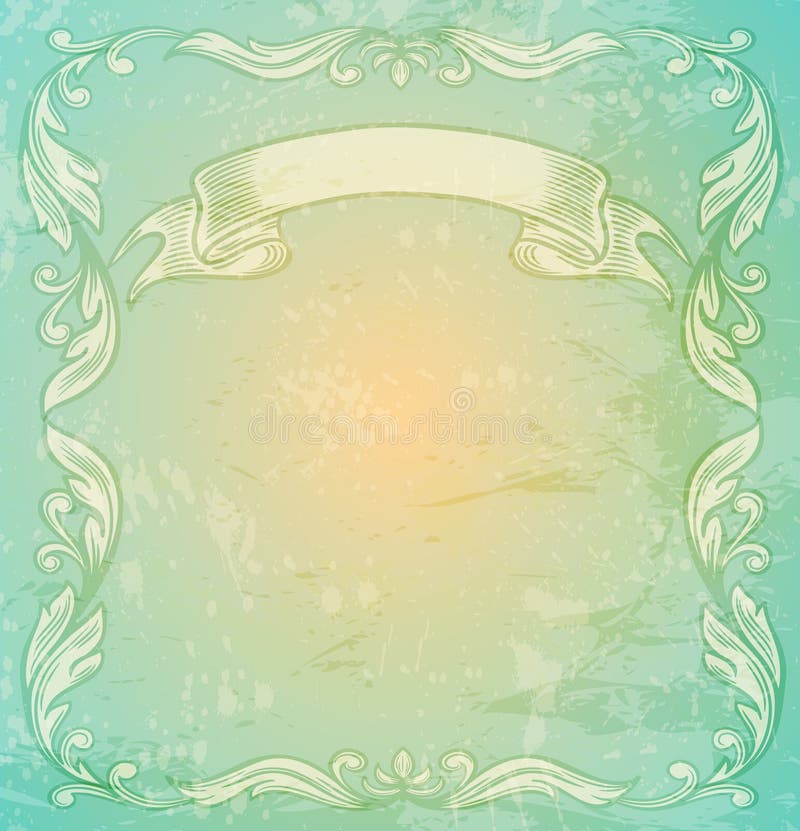 Vintage card stock vector. Illustration of card, name - 39258611