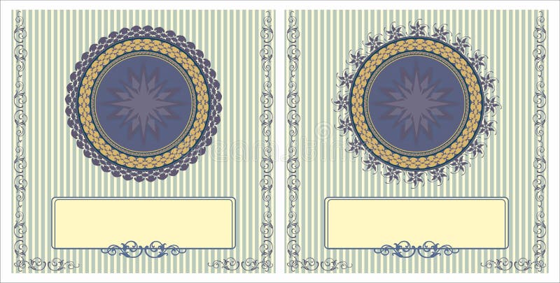 Vintage card pattern stock illustration. Illustration of present - 30959472