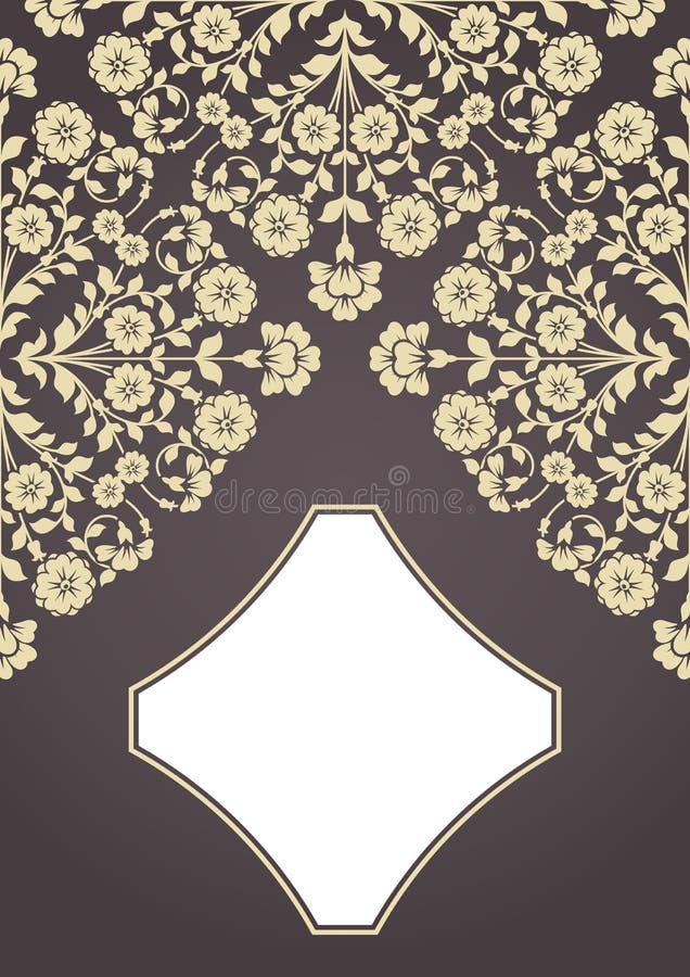 Floral Pattern for Invitation or Greeting Card Stock Vector ...