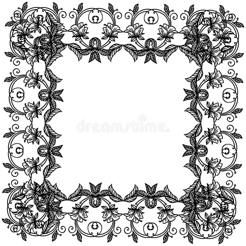 Vintage Card, Various Shape Pattern of Frame, for Ornate of Unique ...