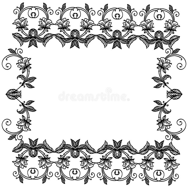 Vintage Card, Various Shape Pattern of Frame, for Ornate of Unique ...