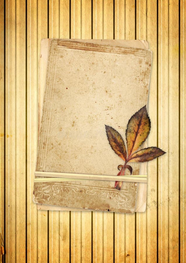 Vintage cards on old paper stock photo. Image of poster - 40629950