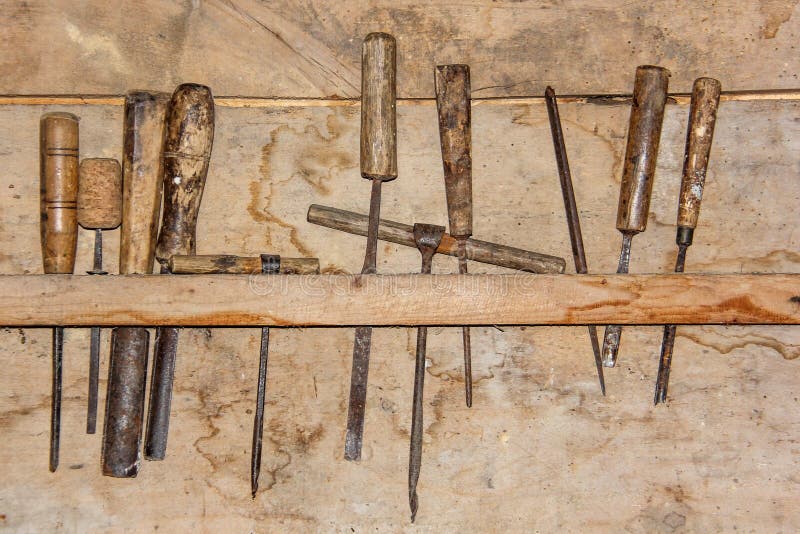 Vintage Carpenter& X27;s Tools Stock Photo - Image of artisanship ...