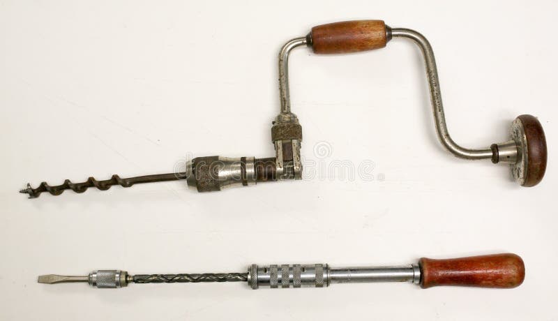 Vintage Carpenter and Woodworking Tools Stock Photo - Image of ...