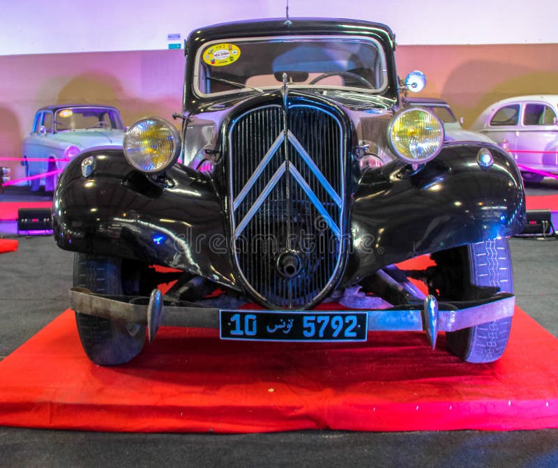 Vintage Cars on Display at a Car Show. Editorial Photography - Image of ...