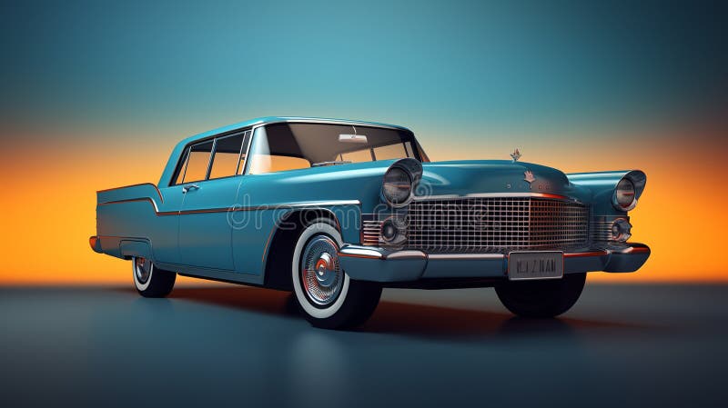 Vintage Cars Engine Bay Sparkling Clean Stock Image - Image of classic ...