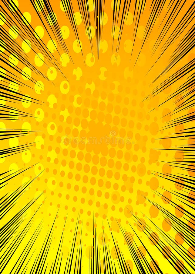 Vintage Cartoon Backgrounds, Comic Book Backdrop. Retro Vector Comics ...