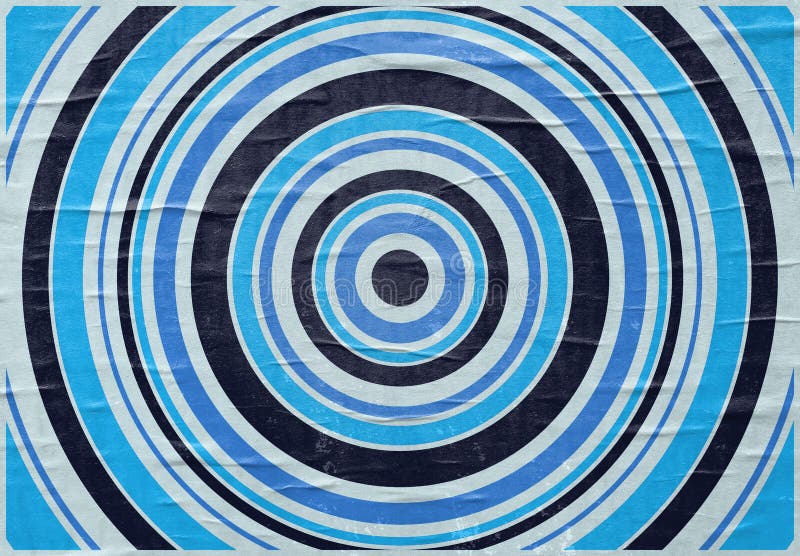 Vintage Cartoon Vector Art Retro Abstract Texture with Spinning Circle ...