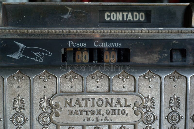 Vintage cash register editorial photo. Image of decoration - 91576226