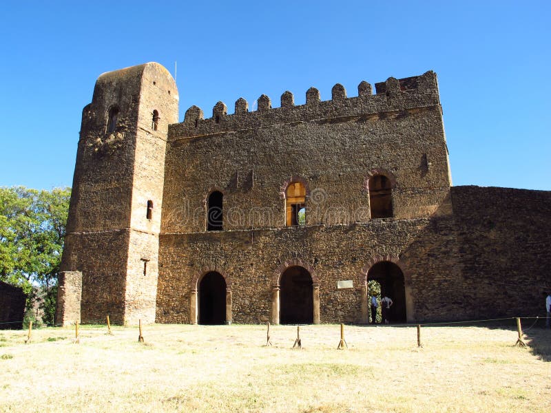The Vintage Castle in Gondor City, Ethiopia Editorial Photography ...