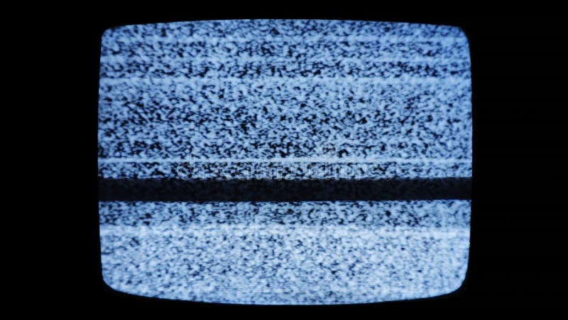 Vintage Cathode-Ray Tube Monochrome 4:3 TV with Static Noise Glitch ... Vintage Cathode-Ray Tube Monochrome 4:3 TV with Static Noise Glitch ...