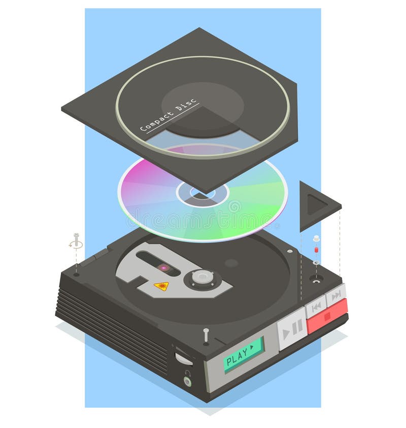 Vintage Cd Player Stock Illustrations – 793 Vintage Cd Player Stock ...