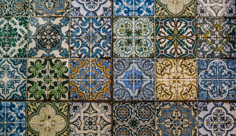 Vintage ceramic tile stock image. Image of decorative - 106665017