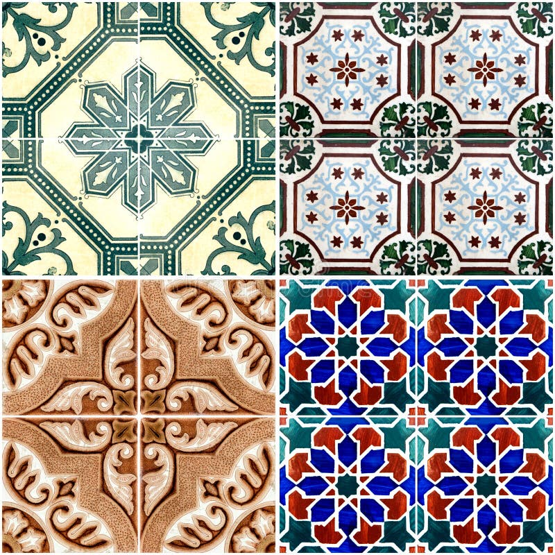 Vintage ceramic tiles stock photo. Image of style, decoration - 109476976