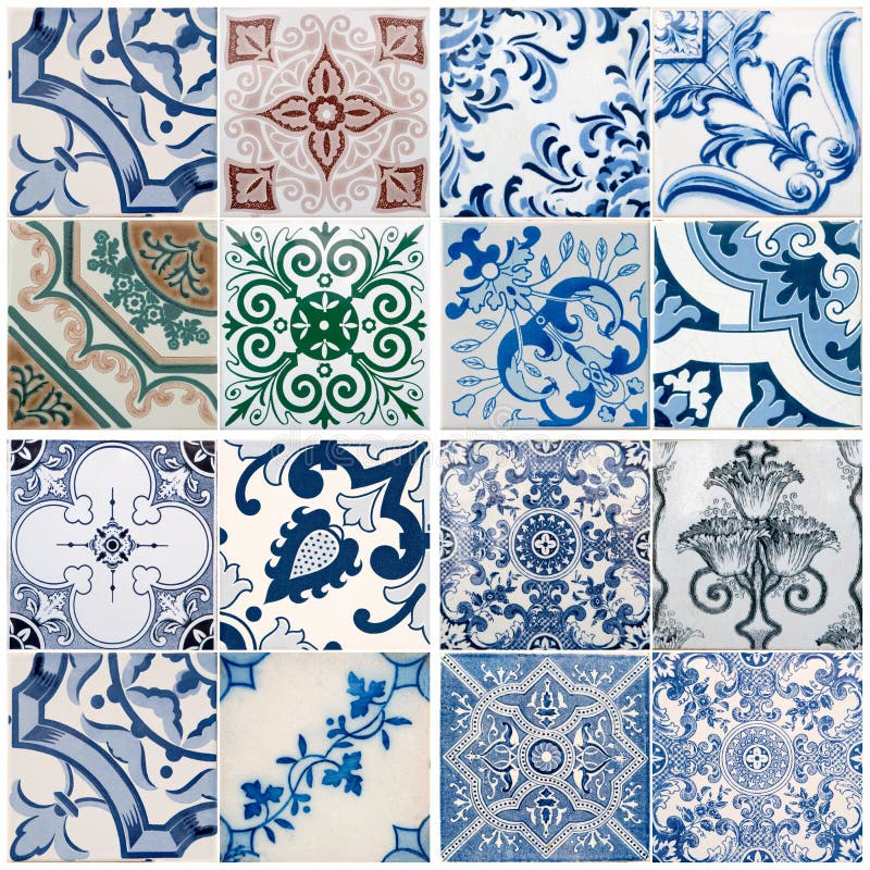 Vintage ceramic tiles stock image. Image of wall, weathered - 157926797