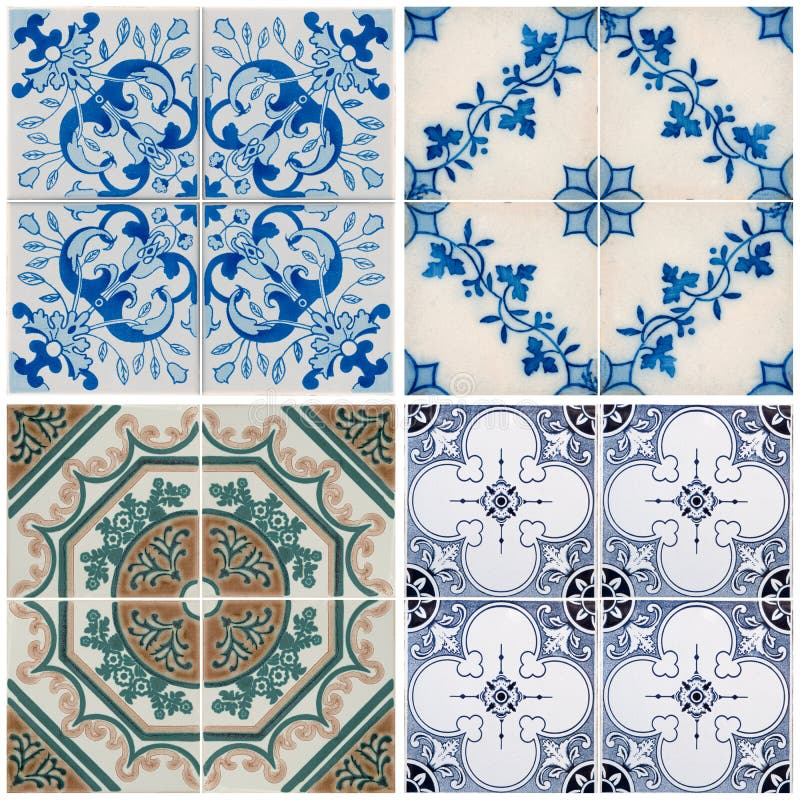 Vintage ceramic tiles stock image. Image of weathered - 193164545