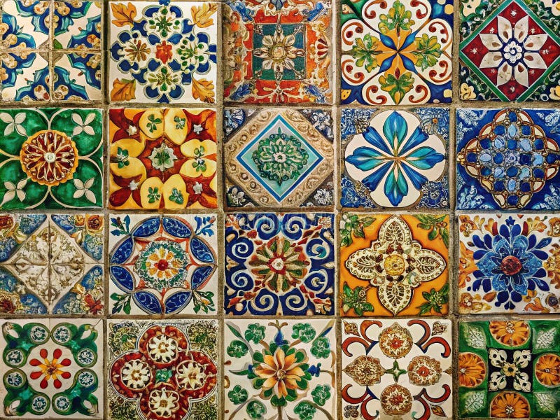 Vintage Ceramic Tiles a Stunning Display of Artistry Character and ...