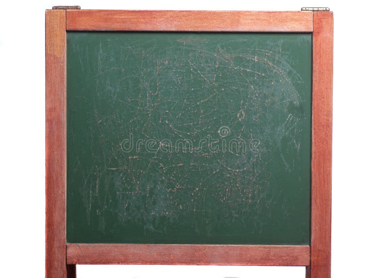 Vintage Chalkboard with Wooden Frame Stock Image - Image of board ...