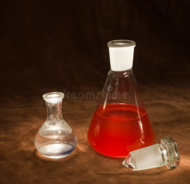 Vintage Chemistry Bottles stock image. Image of explore - 20456369