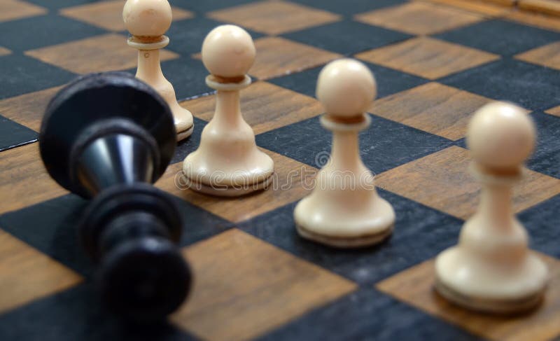 Vintage chess stock image. Image of brain, pieces, dirty - 46920311