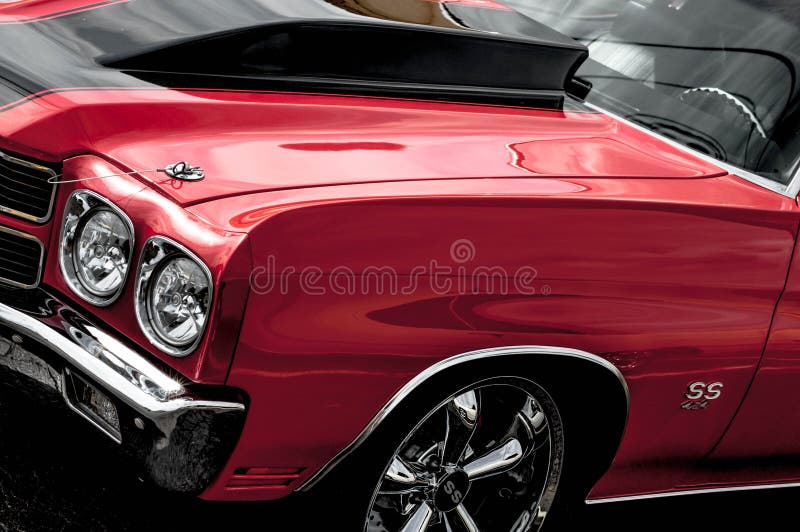 Vintage Chevy chevelle editorial stock image. Image of sports - 131029939