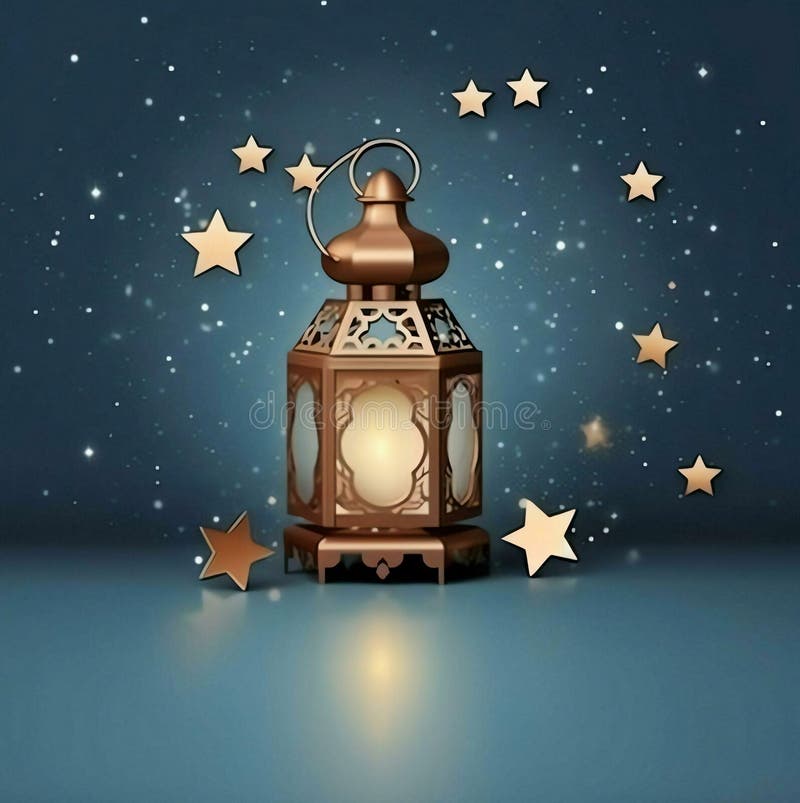 Vintage Christmas Lantern with Snowflakes Christmas Lantern on the Snow ...