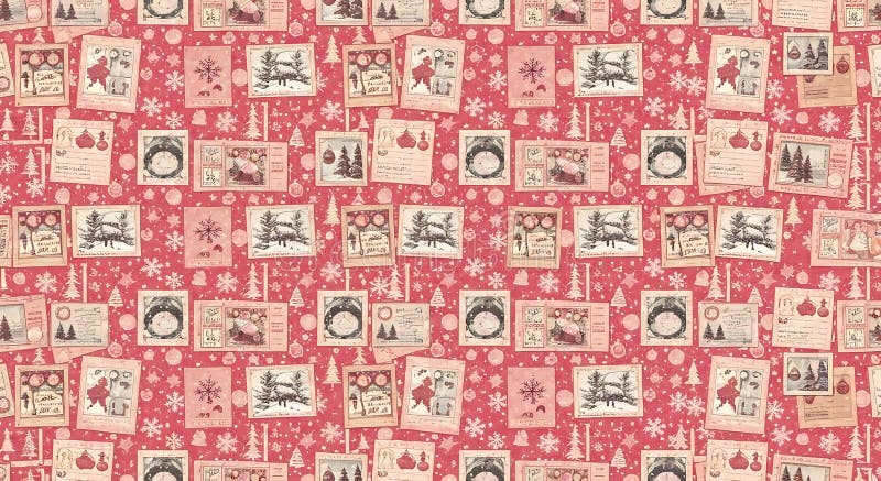 Vintage Christmas Nostalgia Stock Illustrations – 14,002 Vintage ...