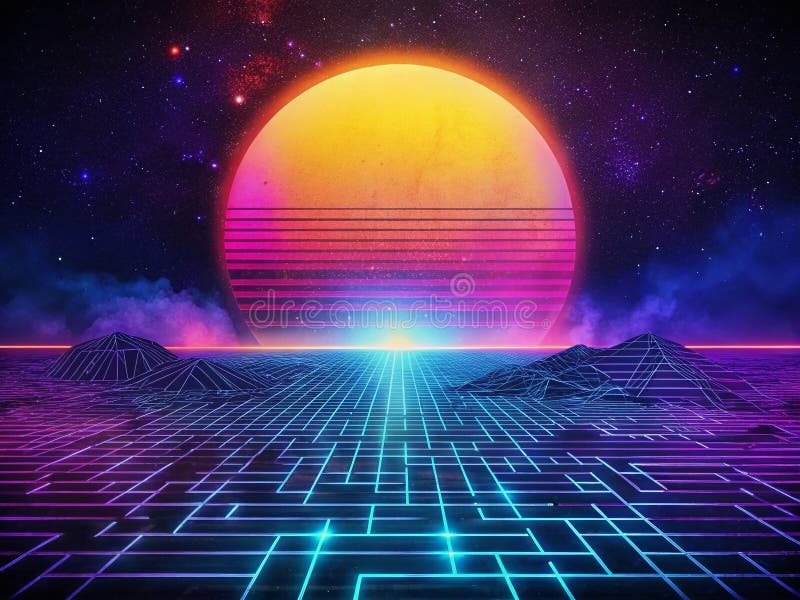 Vintage Circuit Board Texture a Minimalist Retro Space Design for ...