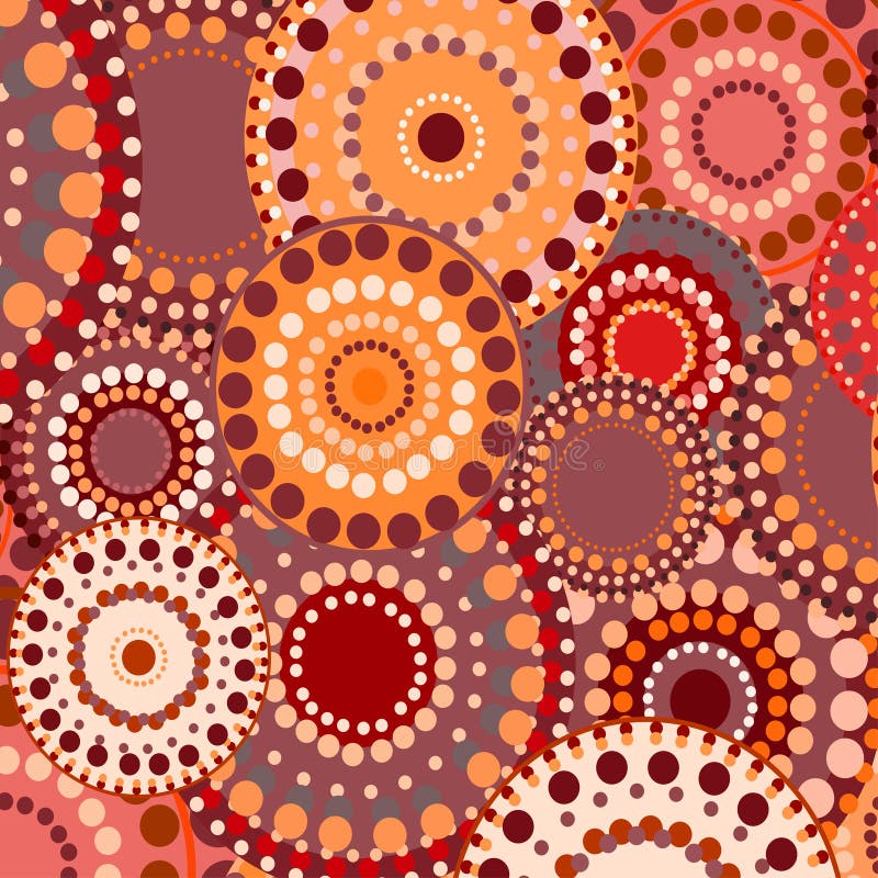 Circular retro pattern stock vector. Illustration of design - 36127369