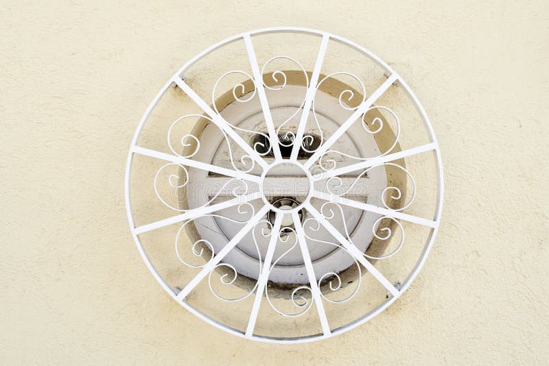 White Railing. Beautiful Vintage White Concrete Balcony Railing Stock ...