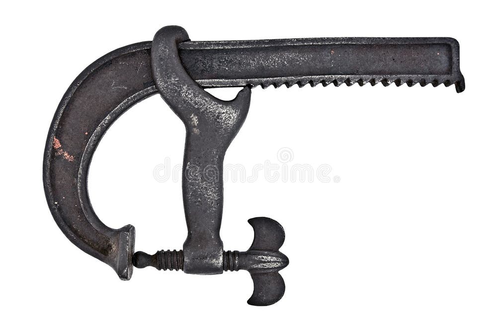 Vintage clamp stock photo. Image of metal, equipment, pressure - 7256386