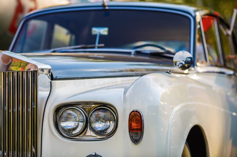 Vintage classic car stock photo. Image of history, metallic - 71618912