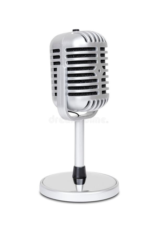 Classic Microphone with Jukebox Editorial Photography - Image of speech ...