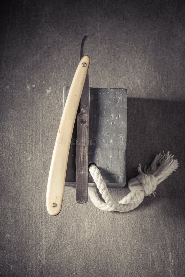 Vintage and Classic Tools for Shave with Razor and Soap Stock Image ...