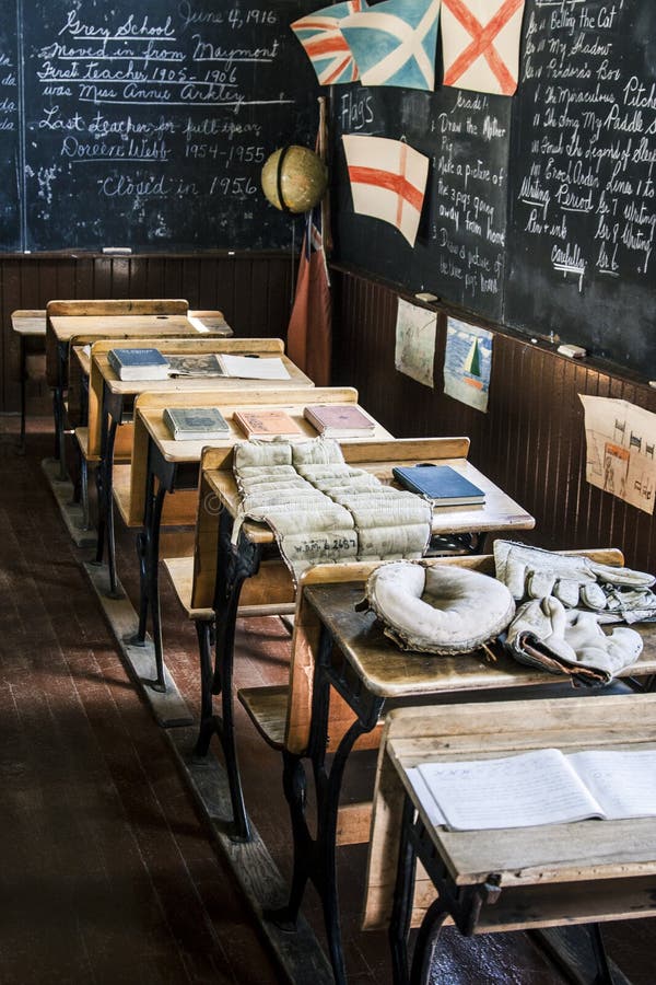 Vintage Classroom stock photo. Image of education, teach - 24018254