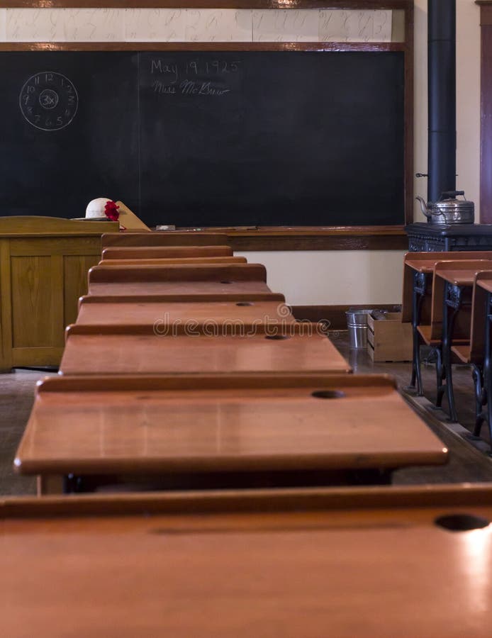 Vintage Classroom stock image. Image of schoool, classes - 5839265