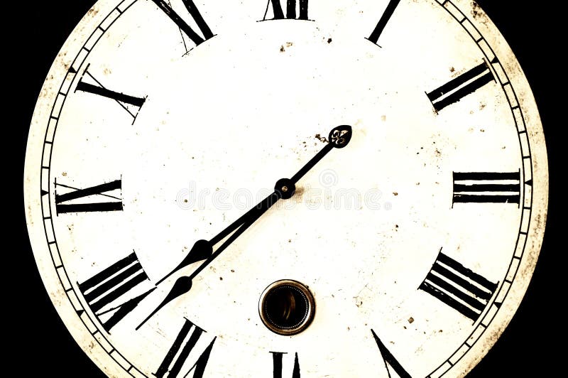 Vintage Clock Face Picture. Image: 7744913