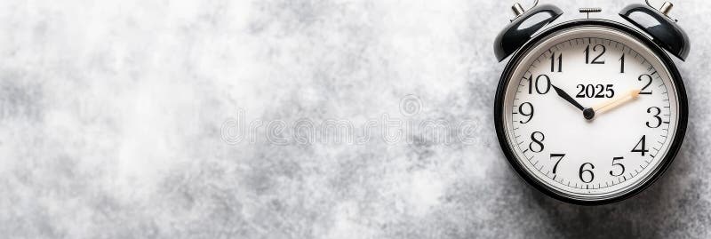 Vintage Clock Indicating Future Time Management Concept a Vintage Clock ...