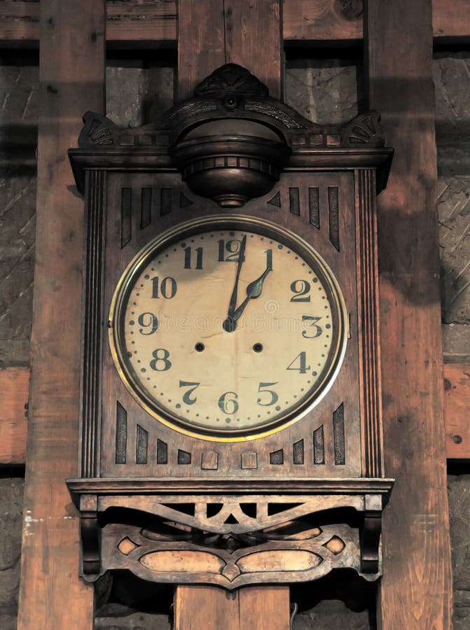 Antique clock stock image. Image of eleven, wind, clock - 83865