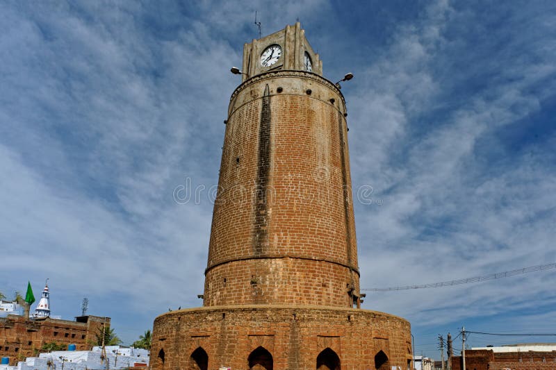 Vintage Clock Tower at Chaubara is Circular Clock Tower Heart of Bidar ...